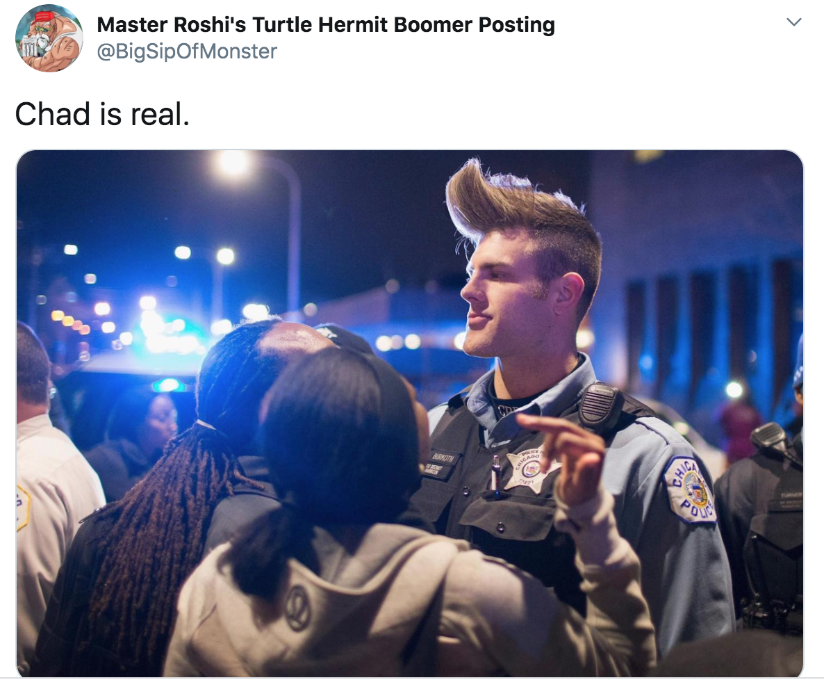 Real Chad | Chad Cop | Know Your Meme