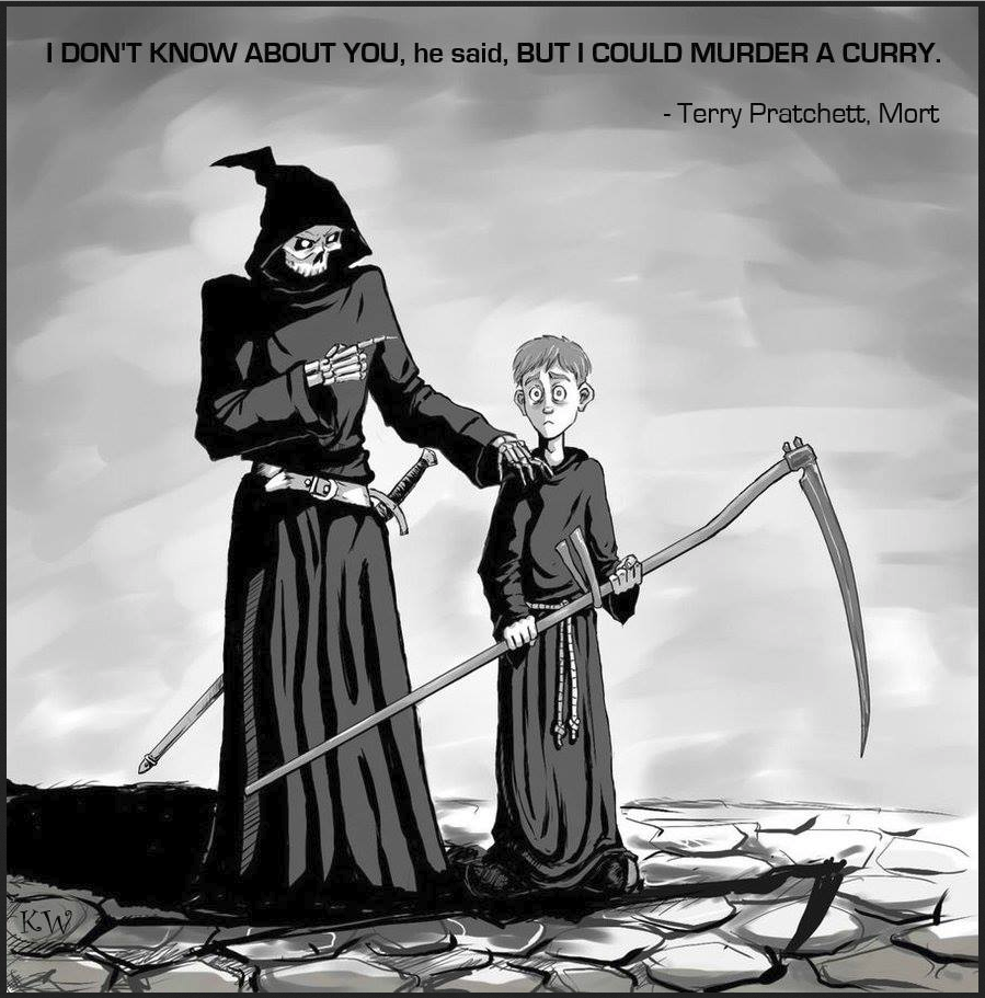 What would Death's favourite curry be? I think he would appreciate a ...
