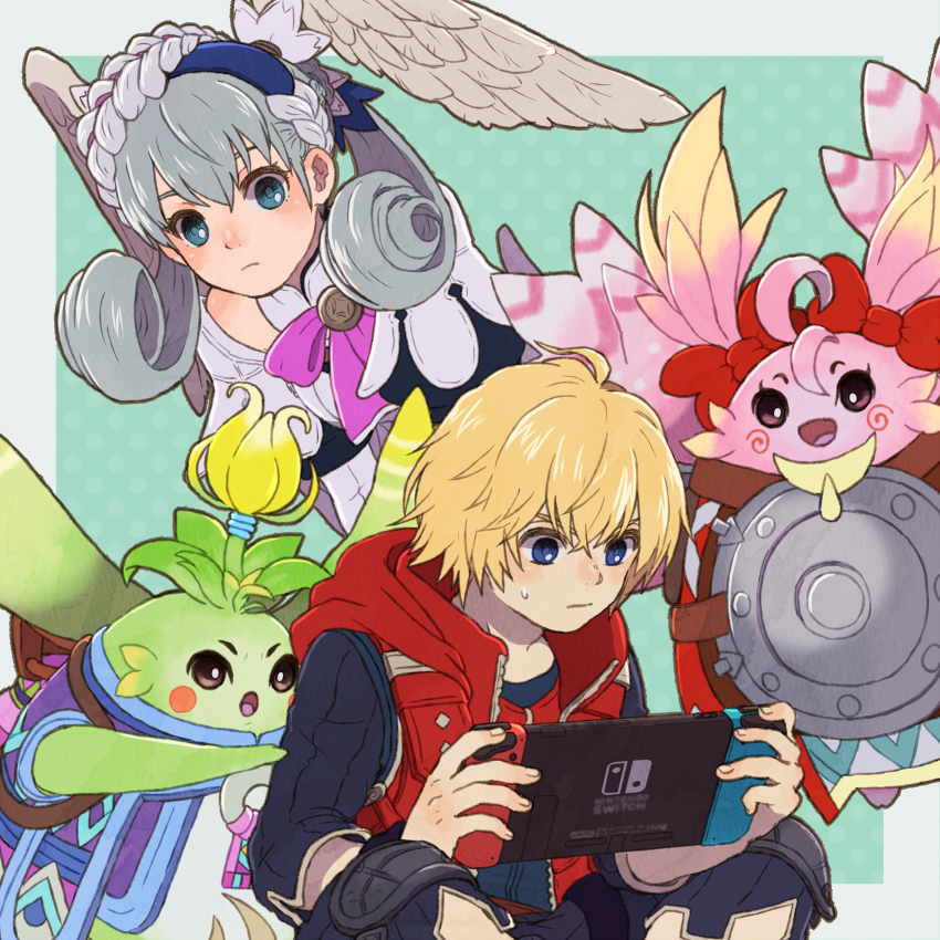 New Game With Three Of Riki's Children & Shulk | Xenoblade Chronicles ...