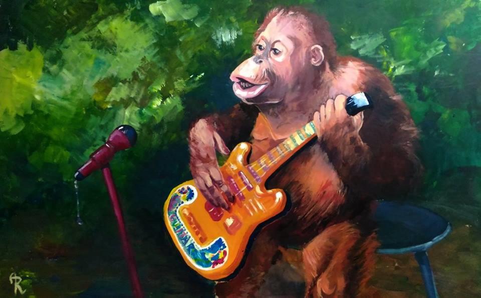 Librarian, performing his famous hit "Ook". | Discworld | Know Your Meme