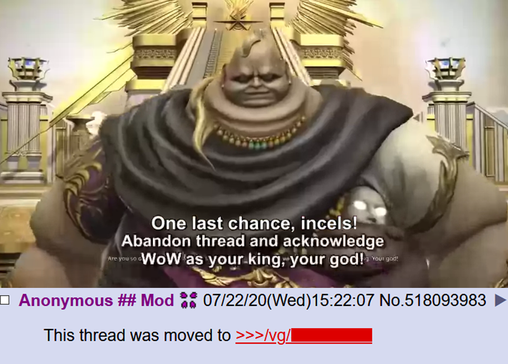 Vauthry moved the FFXIV thread to /vg/ | Final Fantasy XIV | Know Your Meme