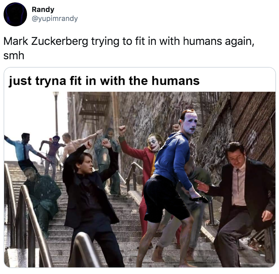 Try To Act Natural | White Sunscreen Face Mark Zuckerberg | Know Your Meme