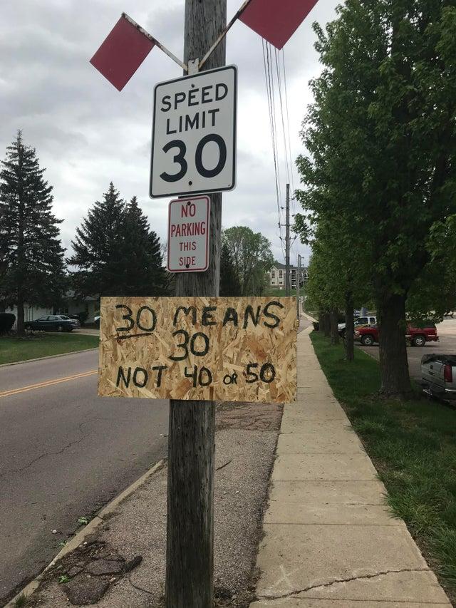 30 means 30 | Know Your Meme