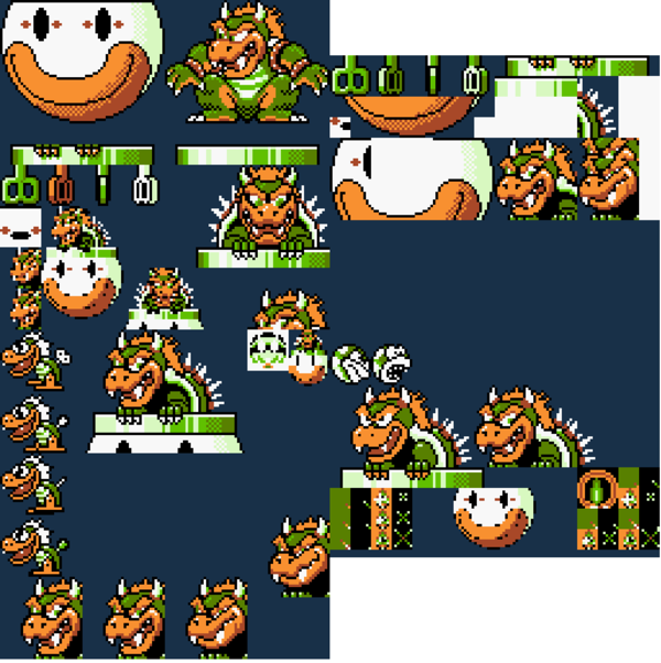 Bowser Sprites | 2020 Nintendo Source Code Gigaleak | Know Your Meme