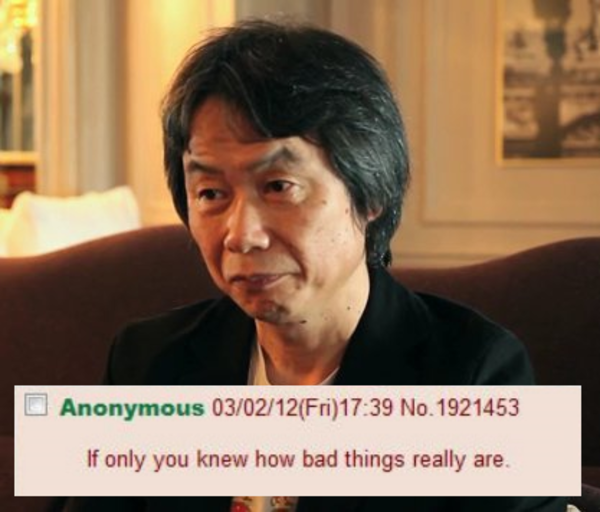 If only you knew how bad things really are Shigeru Miyamoto | 2020 ...