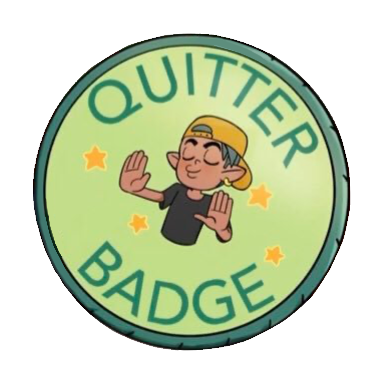 Quitter Badge | The Owl House | Know Your Meme