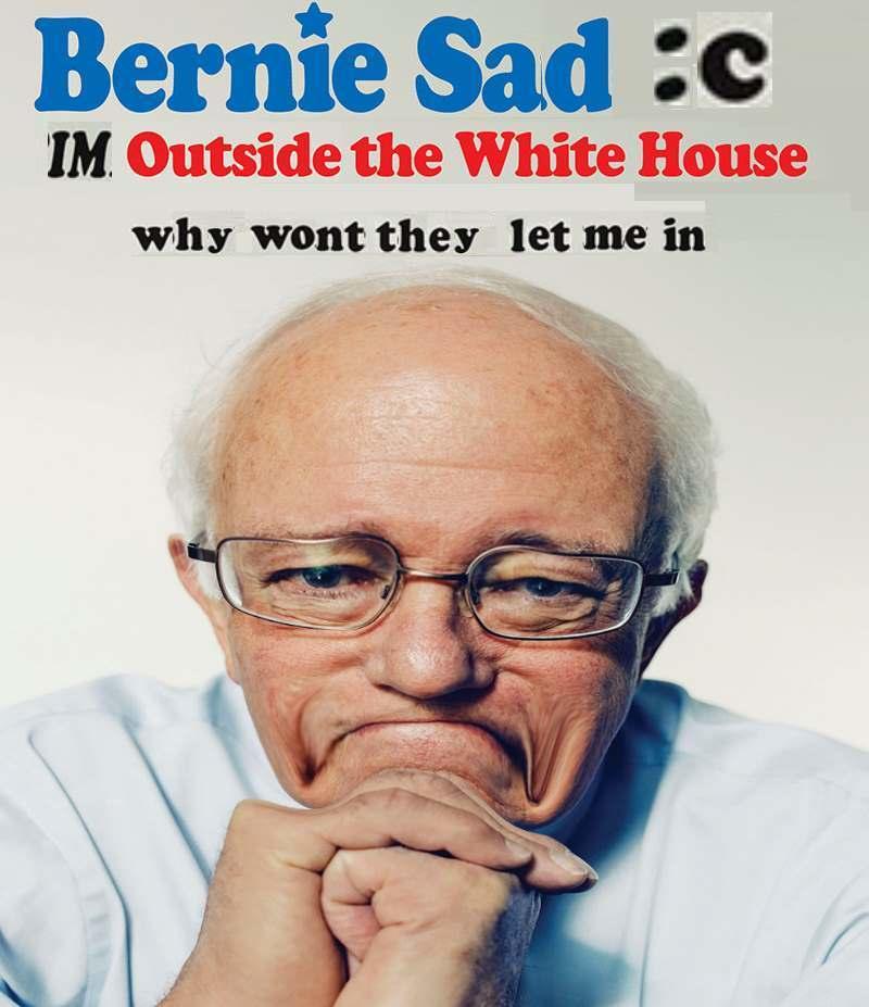 Bernie Sad :c | Bernie Sanders | Know Your Meme