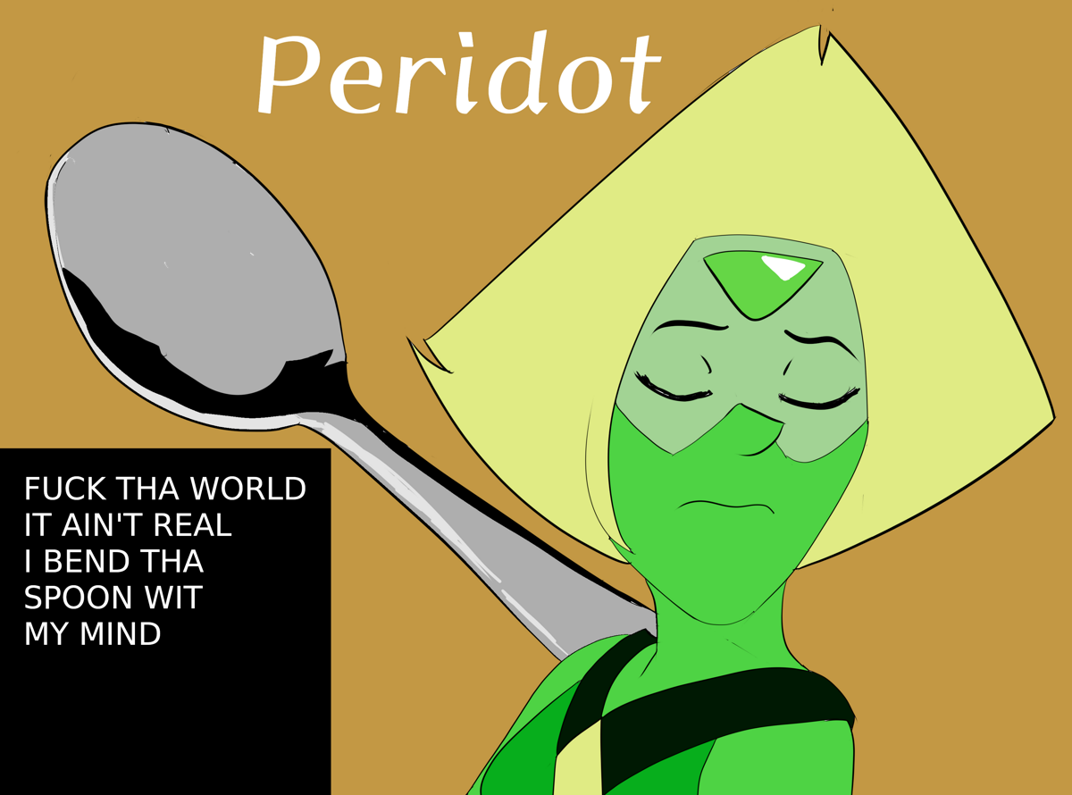spoon with me? | Peridot | Know Your Meme