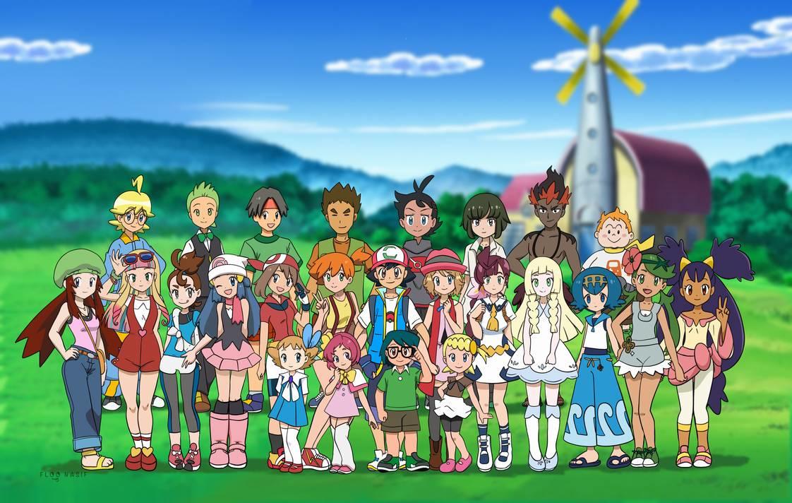 Ash With All His Friends And Traveling Companions Pok mon Know Your ash-with-all-his-friends-and-traveling-companions-pok-mon-know-your