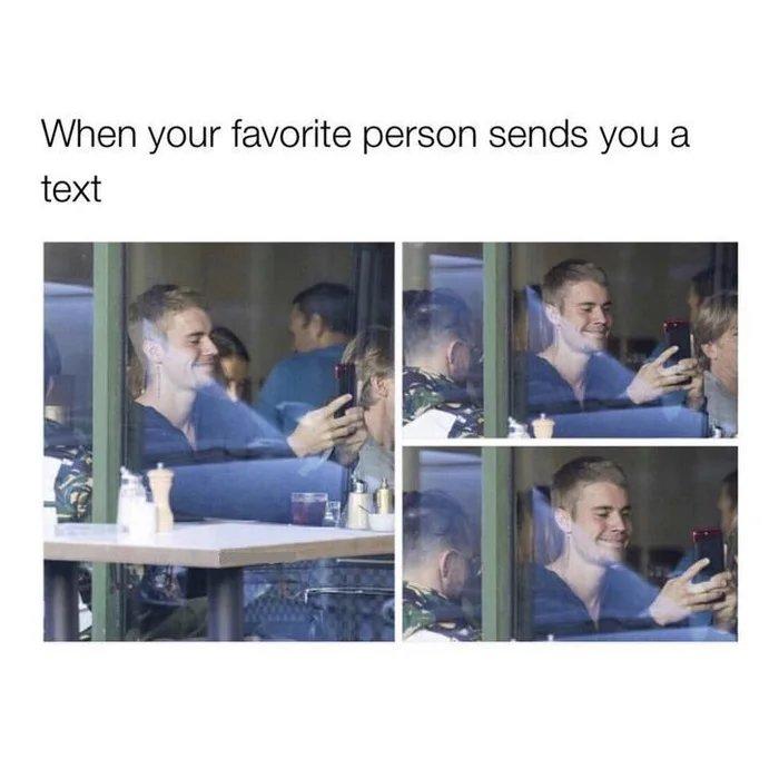 favorite person sending text | Wholesome Memes | Know Your Meme