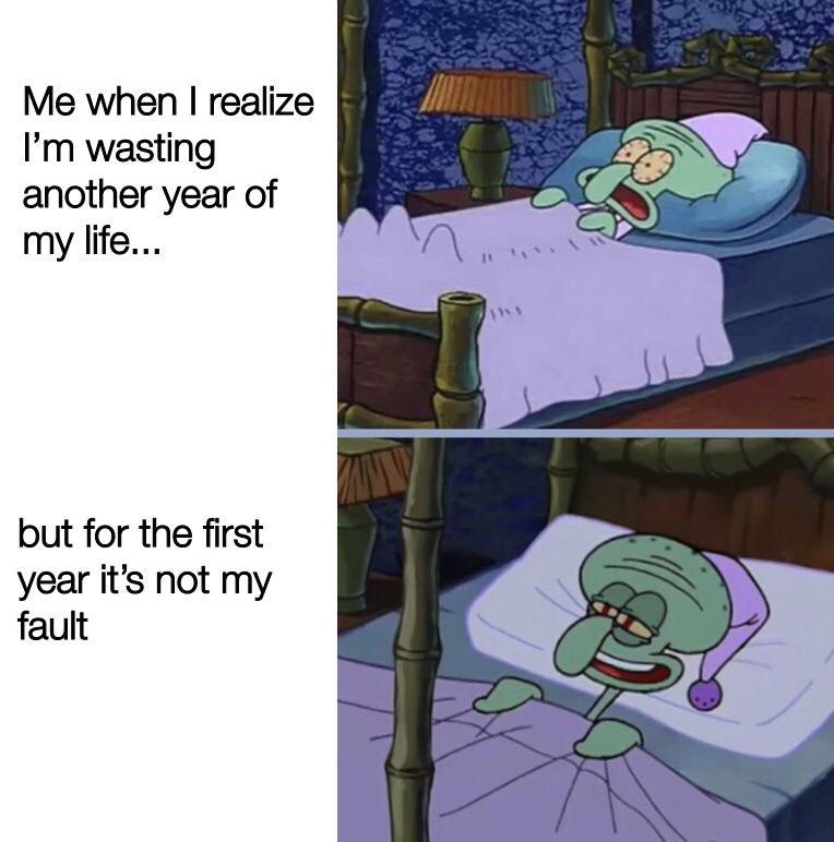waste of a year | SpongeBob SquarePants | Know Your Meme