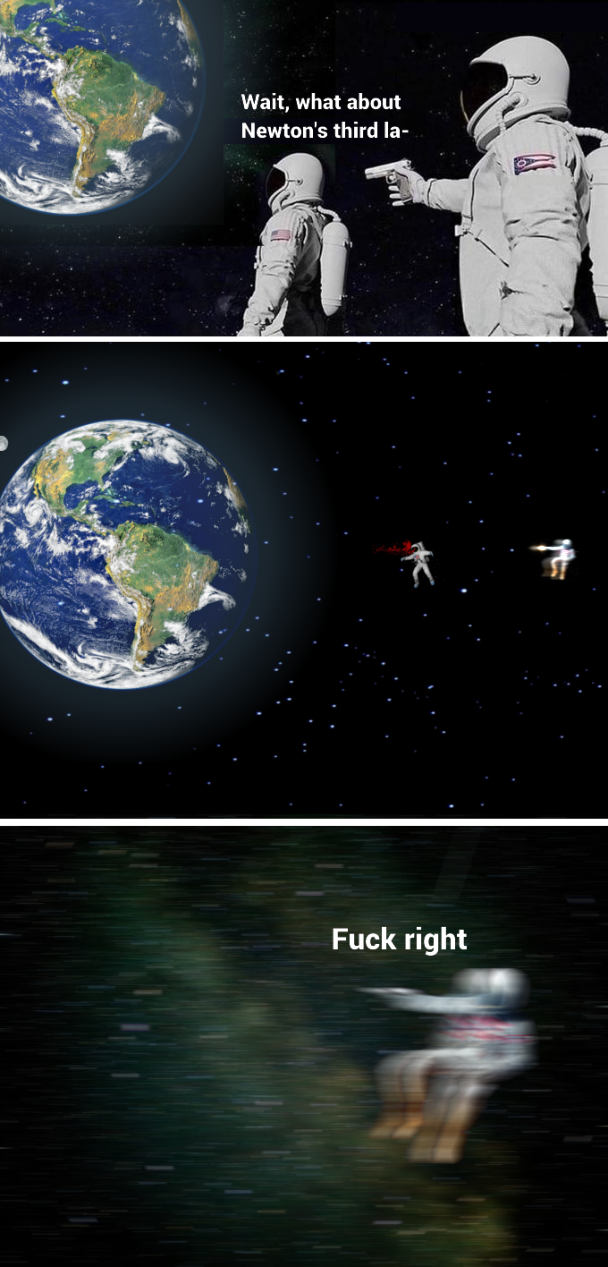 Equal and opposite reaction | Wait, It's All Ohio? Always Has Been ...