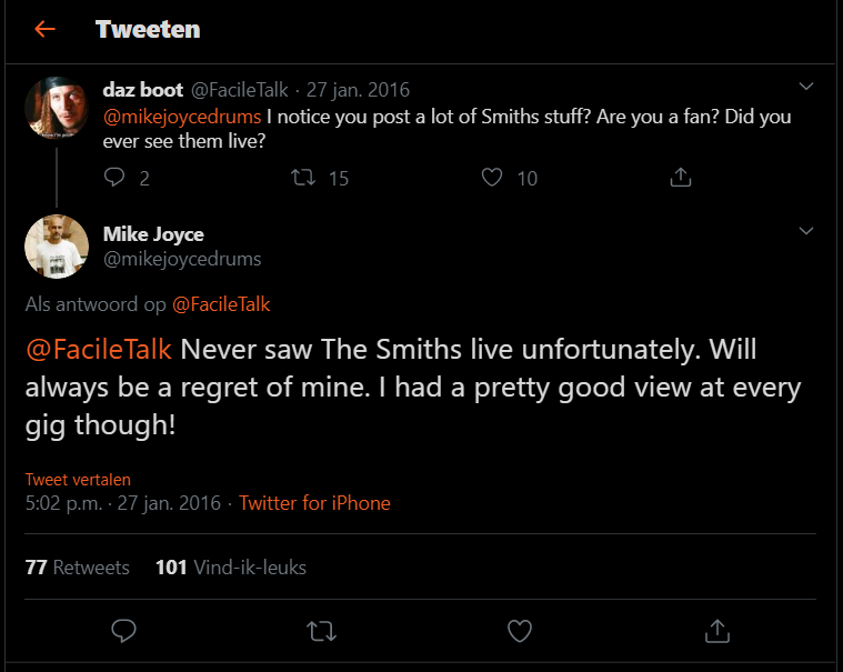 drummer from The Smiths | Know Your Meme