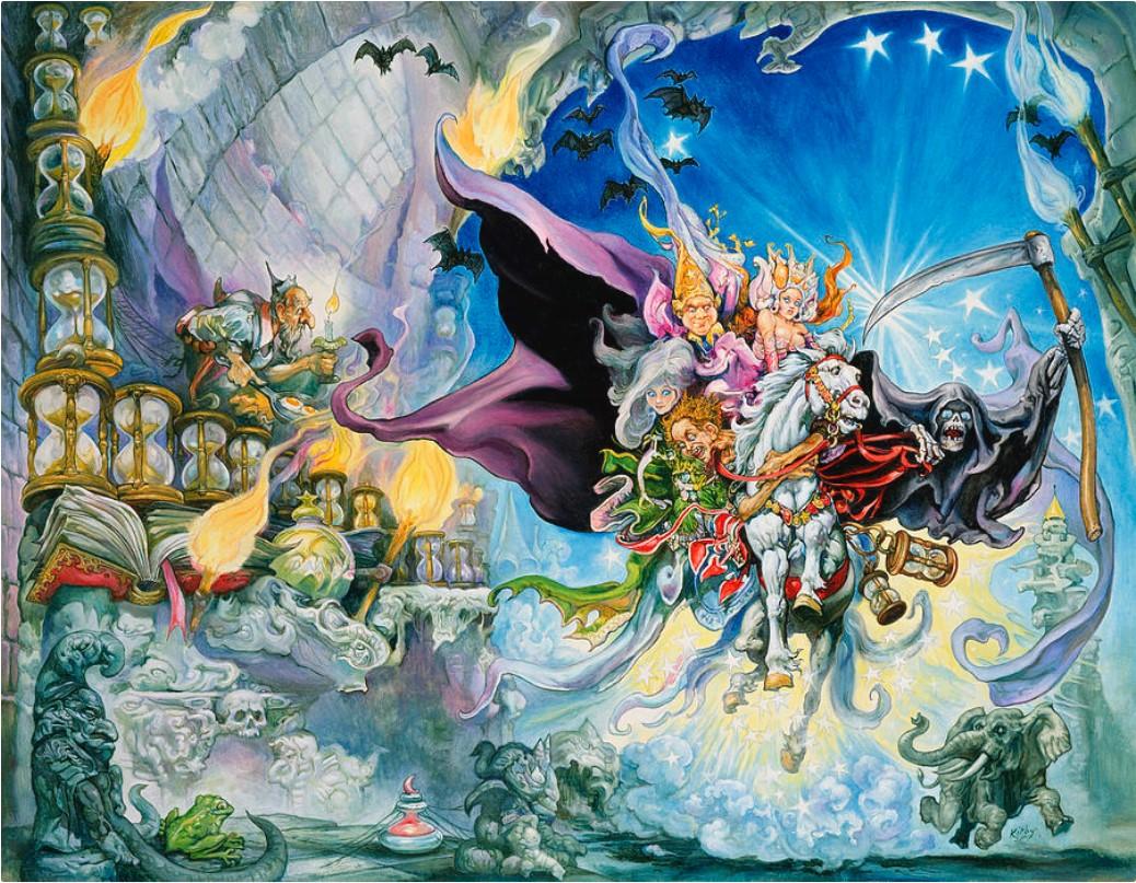 Mort Cover Art | Discworld | Know Your Meme