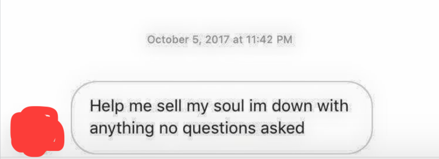 sell my soul | Know Your Meme