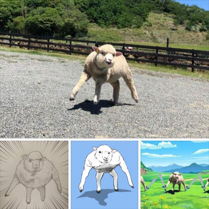 blursed lamb | Animals | Know Your Meme