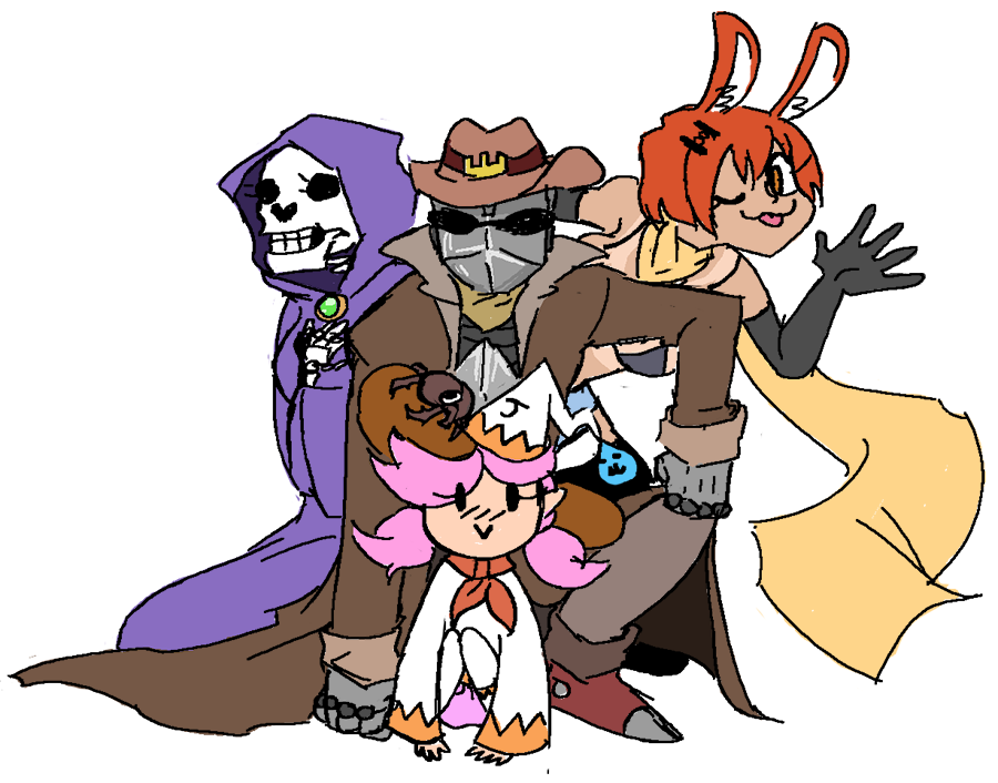 /vrpg/ 4-man party | 4chan Board-tans | Know Your Meme