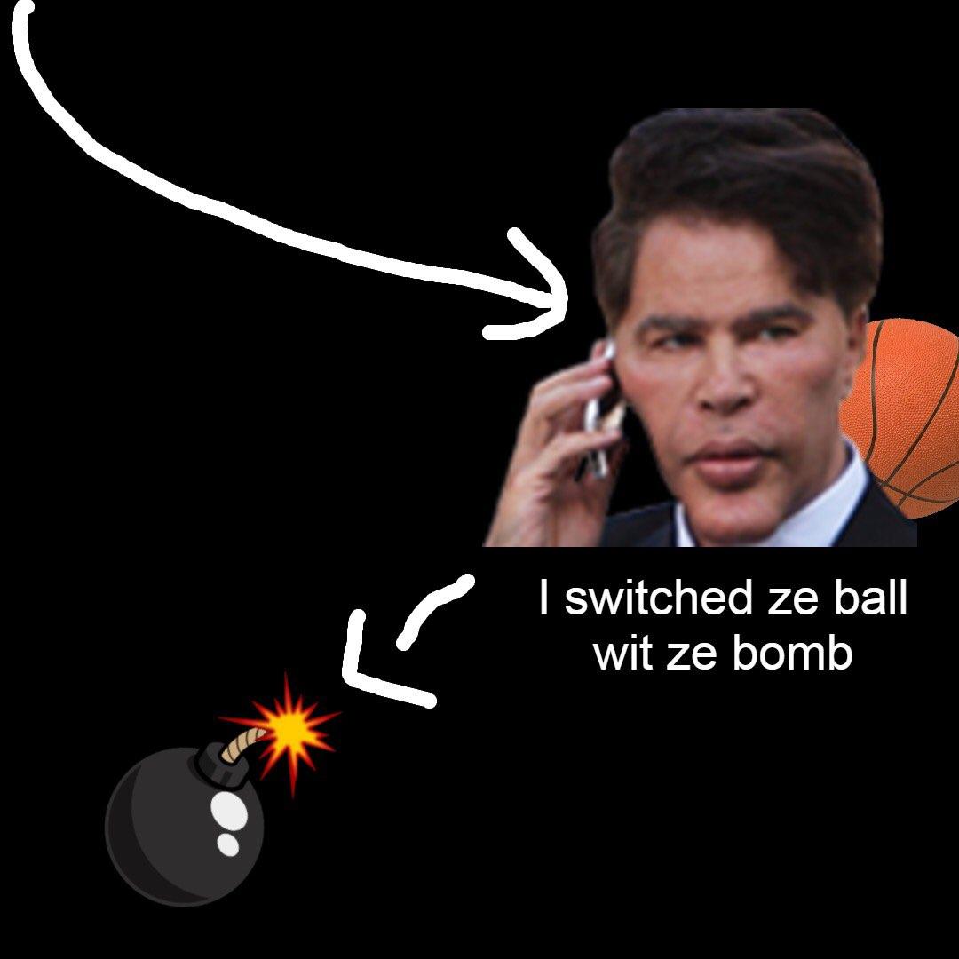 I switched ze ball wit ze bomb | Pass The Ball Down | Know Your Meme