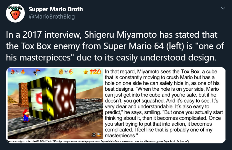 According to Miyamoto, the Tox Box is one his masterpieces. | Super ...