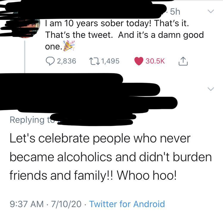celebrating sobriety | Know Your Meme