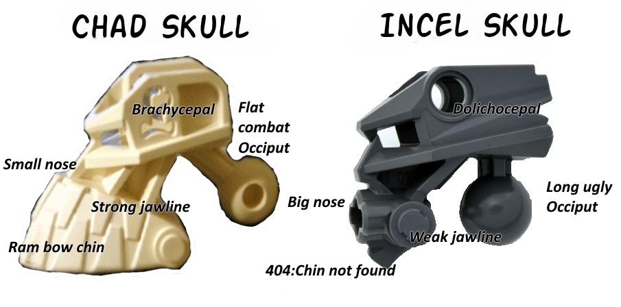 Chad Piraka Skull vs Incel Toa Metru Skull | Bionicle | Know Your Meme