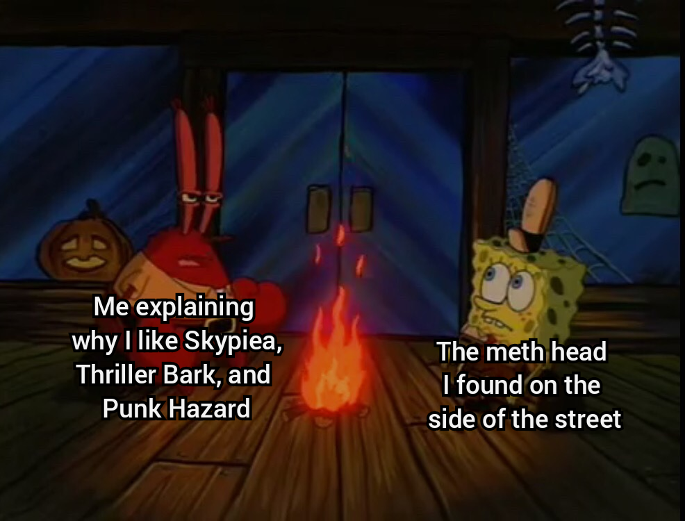 Look, hear me out | Mr. Krabs Telling Story to SpongeBob by a Campfire ...
