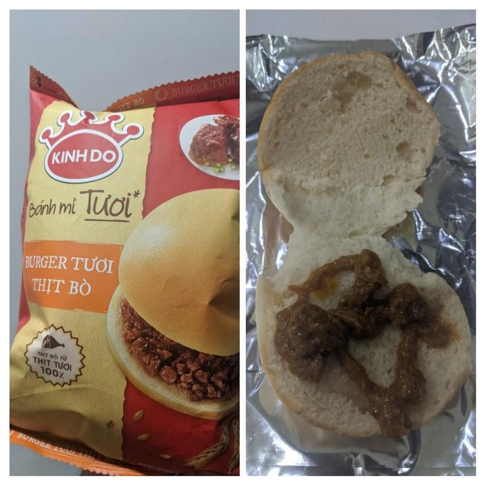 fresh beef burger | Expectation vs. Reality | Know Your Meme