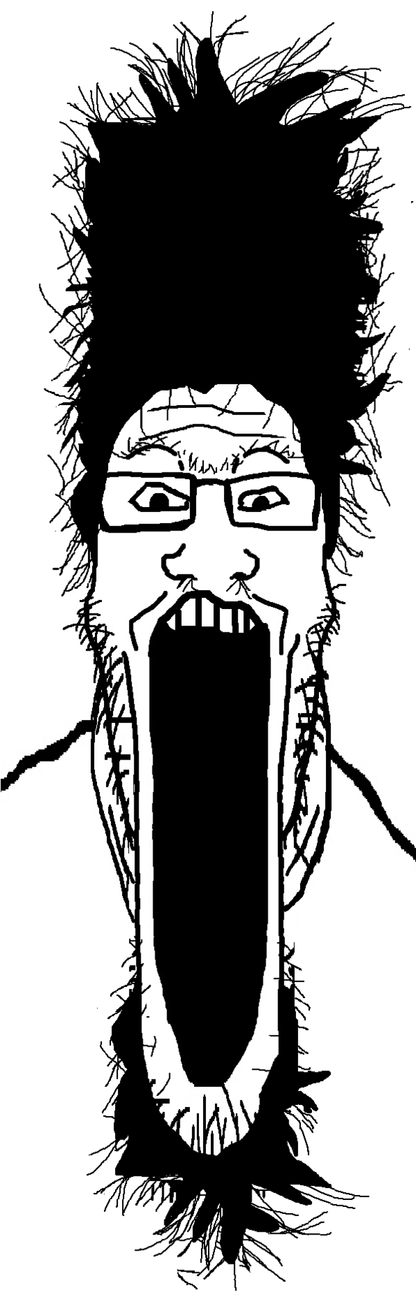 Soyjak's new hairstyle | Soy Boy Face / Soyjak | Know Your Meme