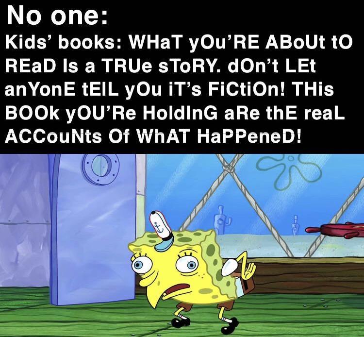 kids books | Mocking SpongeBob | Know Your Meme