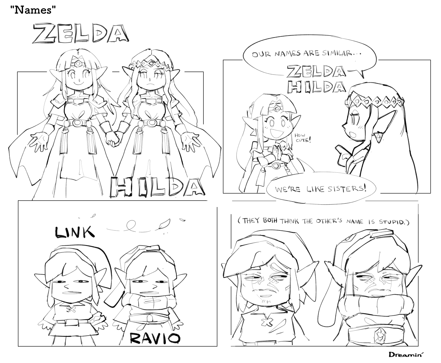 A Link Between Worlds Hilda And Ravio