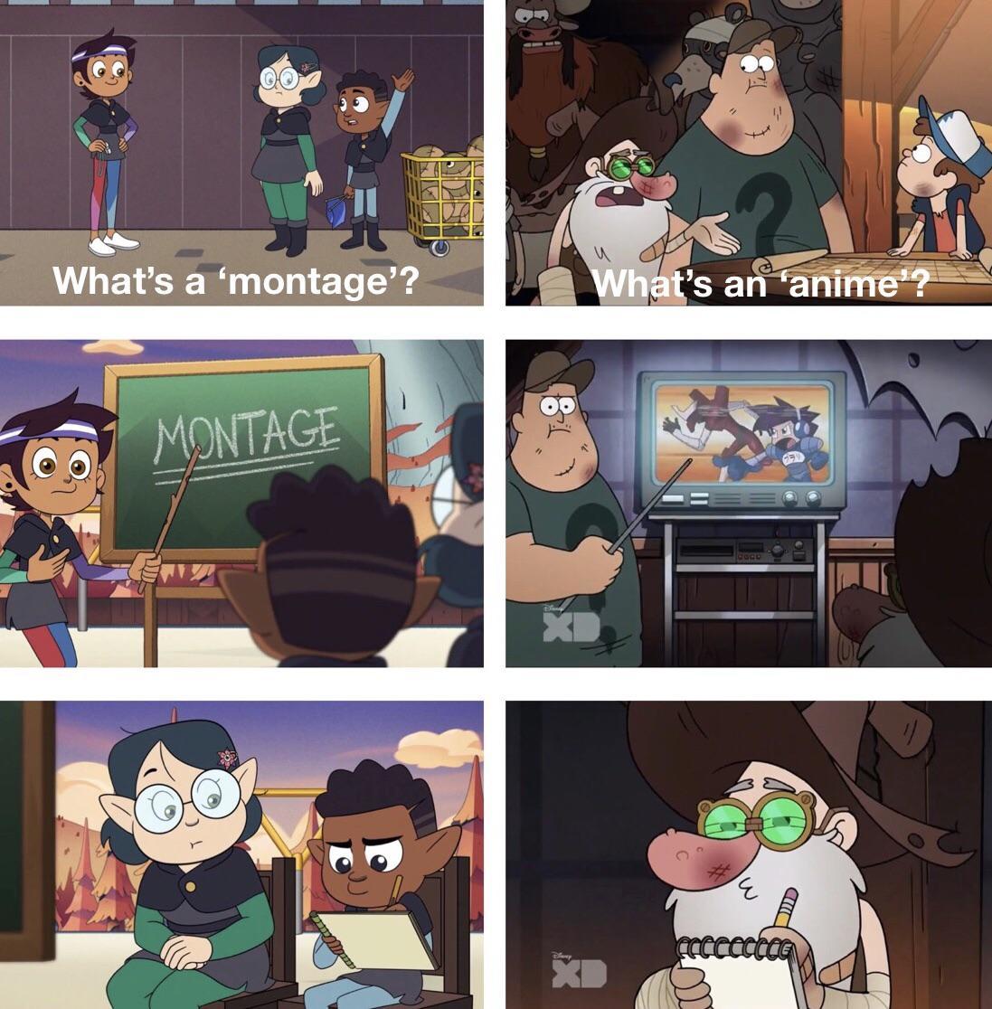 Cinematic Parallels: Latino Goofball Montage | The Owl House | Know ...