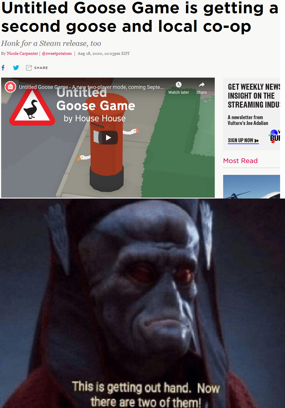 oh frick | Untitled Goose Game | Know Your Meme