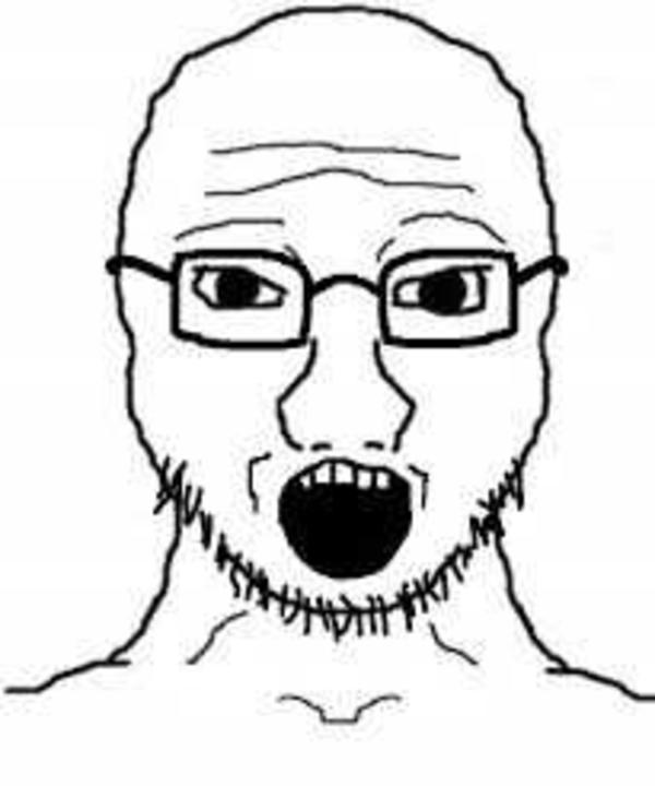 front view wojak | Soy Boy Face / Soyjak | Know Your Meme