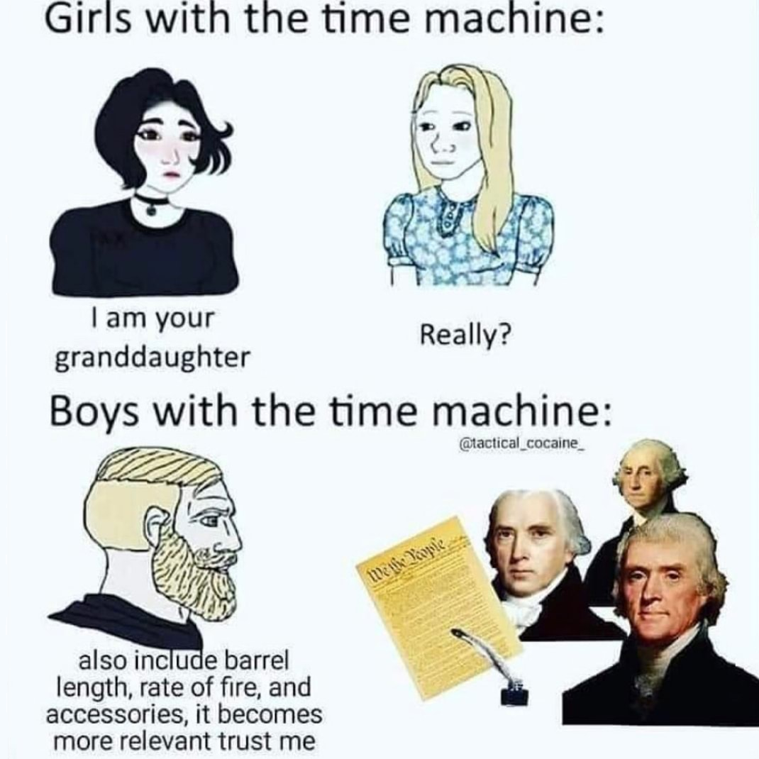 Specifying the 2nd Amendment | Time Travel: Is Invented / Men With a ...