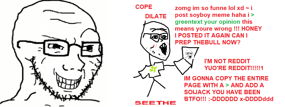 soy soy poster | Soy Boy Face / Soyjak | Know Your Meme