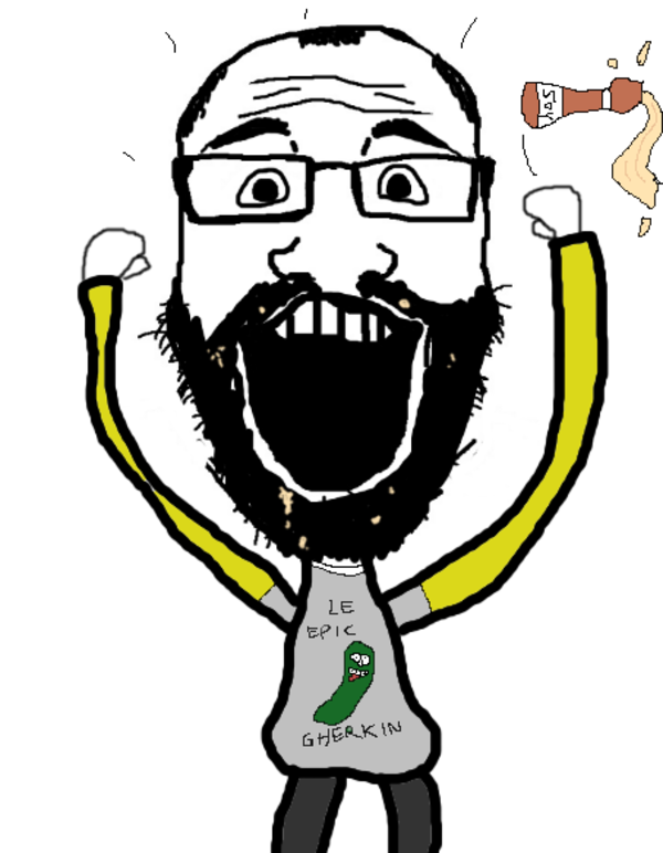 soyjak with pickle shirt | Soy Boy Face / Soyjak | Know Your Meme