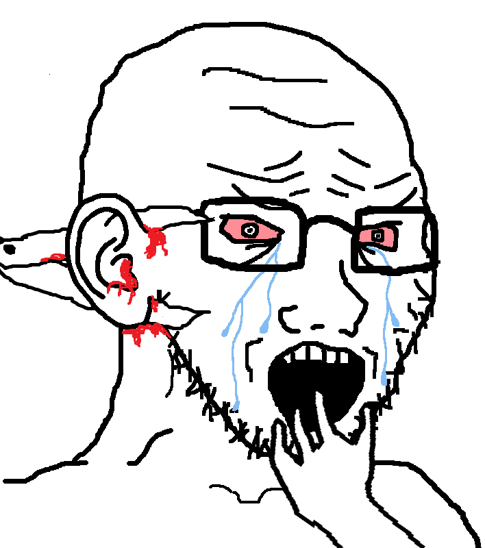 cut off ear soy | Soy Boy Face / Soyjak | Know Your Meme