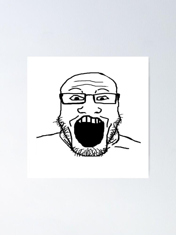 soy painting | Soy Boy Face / Soyjak | Know Your Meme