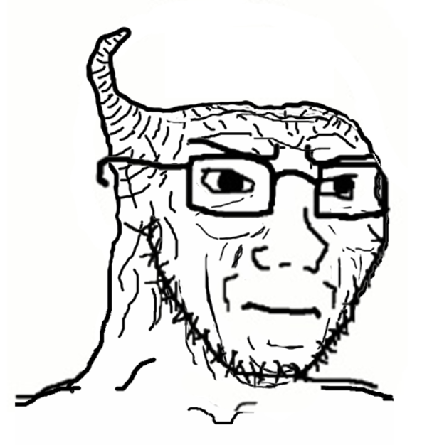 shriveled up soy | Soy Boy Face / Soyjak | Know Your Meme