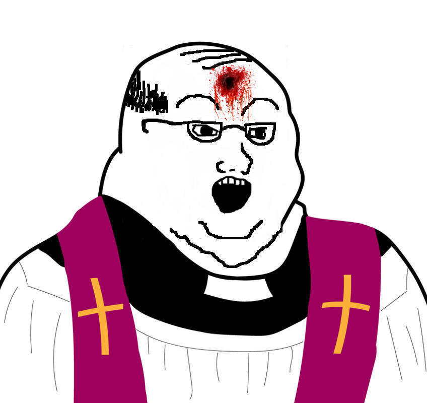 shot priest soy | Soy Boy Face / Soyjak | Know Your Meme