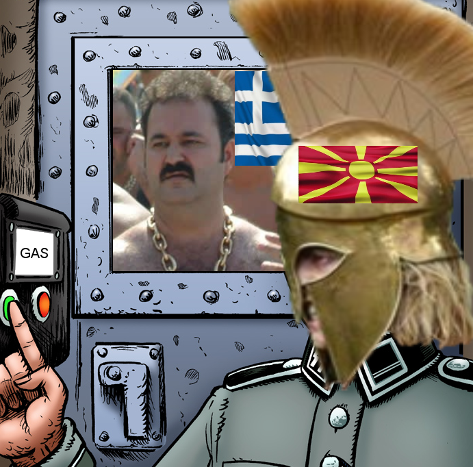 A Macedonian gasses a Greekoid | Balkan Memes | Know Your Meme