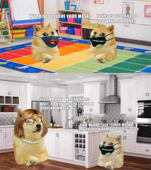 first day at school | Ironic Doge Memes | Know Your Meme