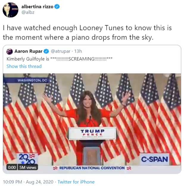Looney Tunes | Kimberly Guilfoyle's RNC Speech | Know Your Meme