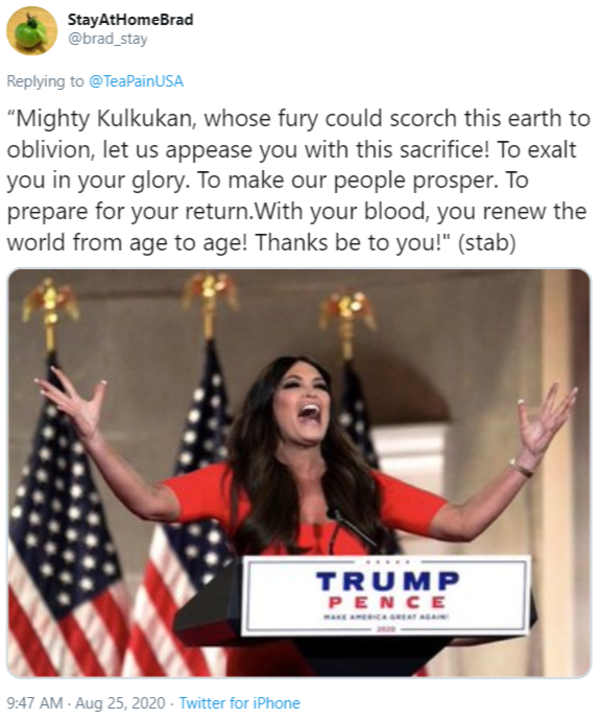 Thanks Be To You | Kimberly Guilfoyle's RNC Speech | Know Your Meme