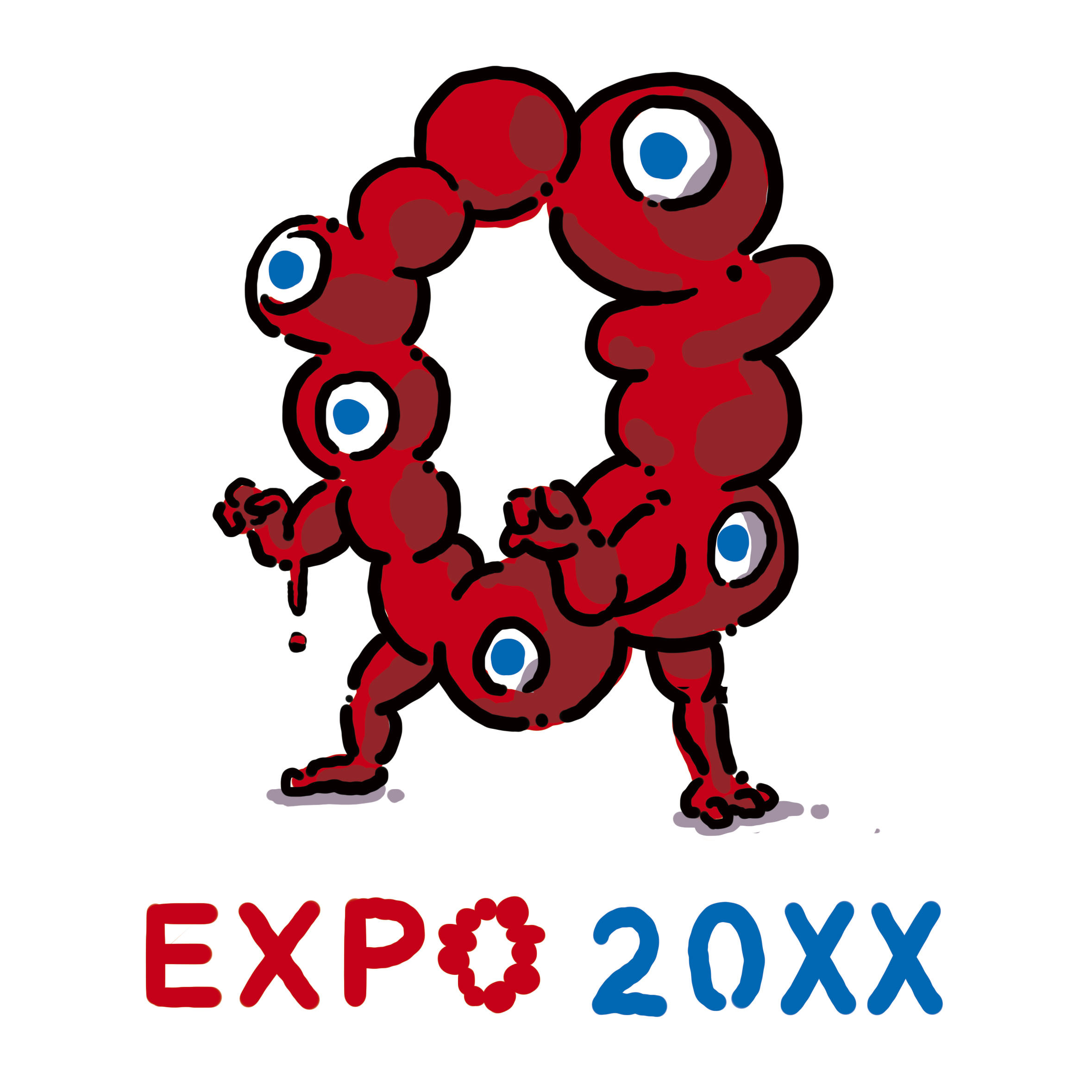 Redrew the logo by masashiboya | Osaka's World Expo 2025 Logo / Inochi ...