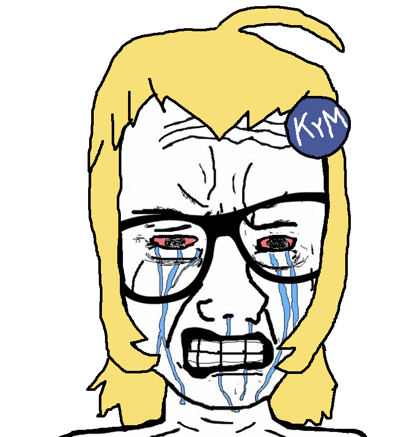 KYM-tan Wojak seething | KYM-tan | Know Your Meme