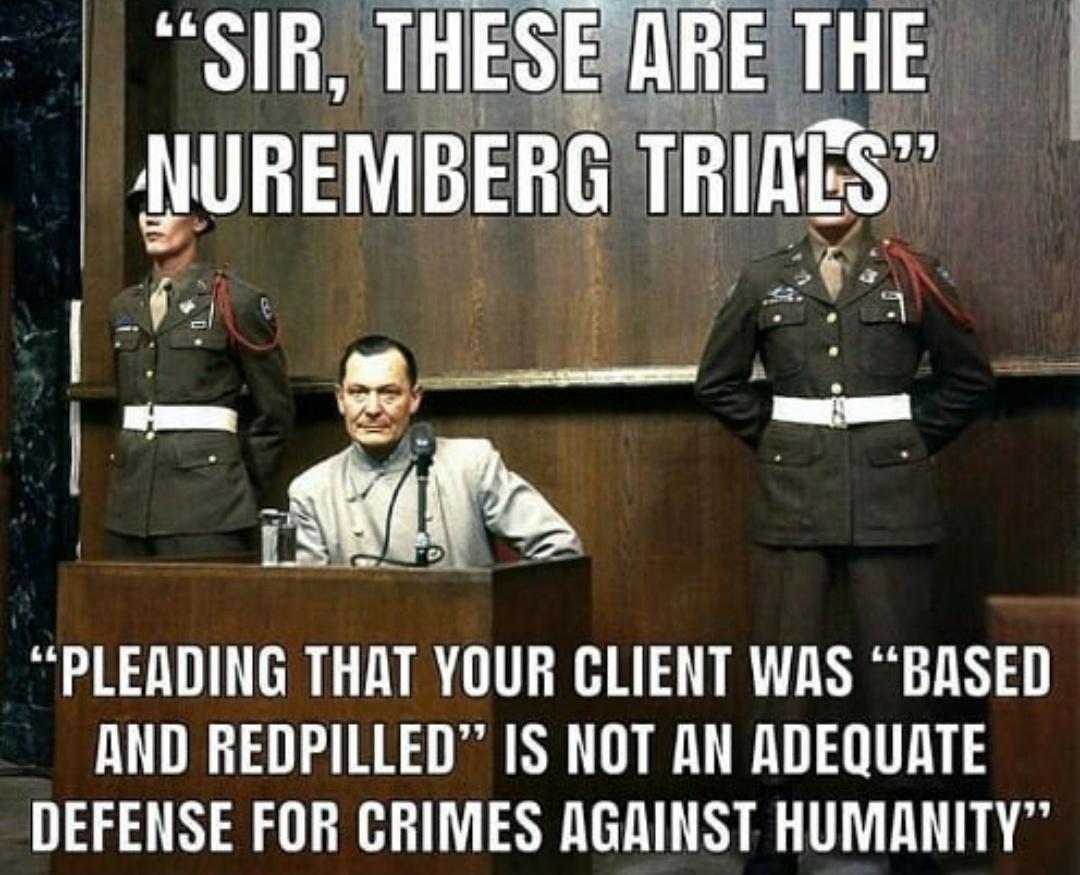 Sir these are the Nuremberg trials | Your Honor | Know Your Meme