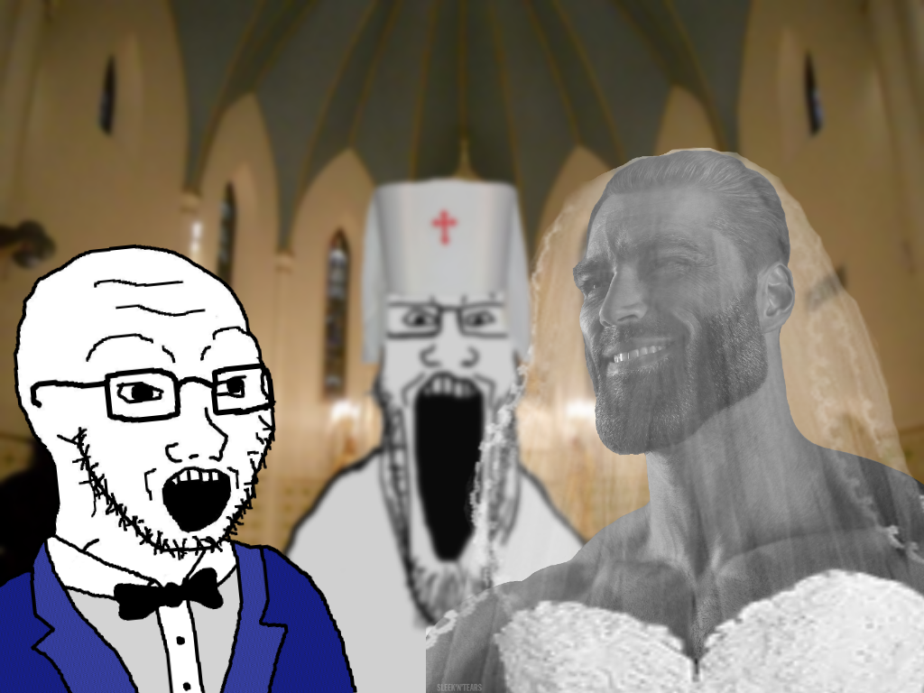 Soyboy and Gigachad get married | Soy Boy Face / Soyjak | Know Your Meme