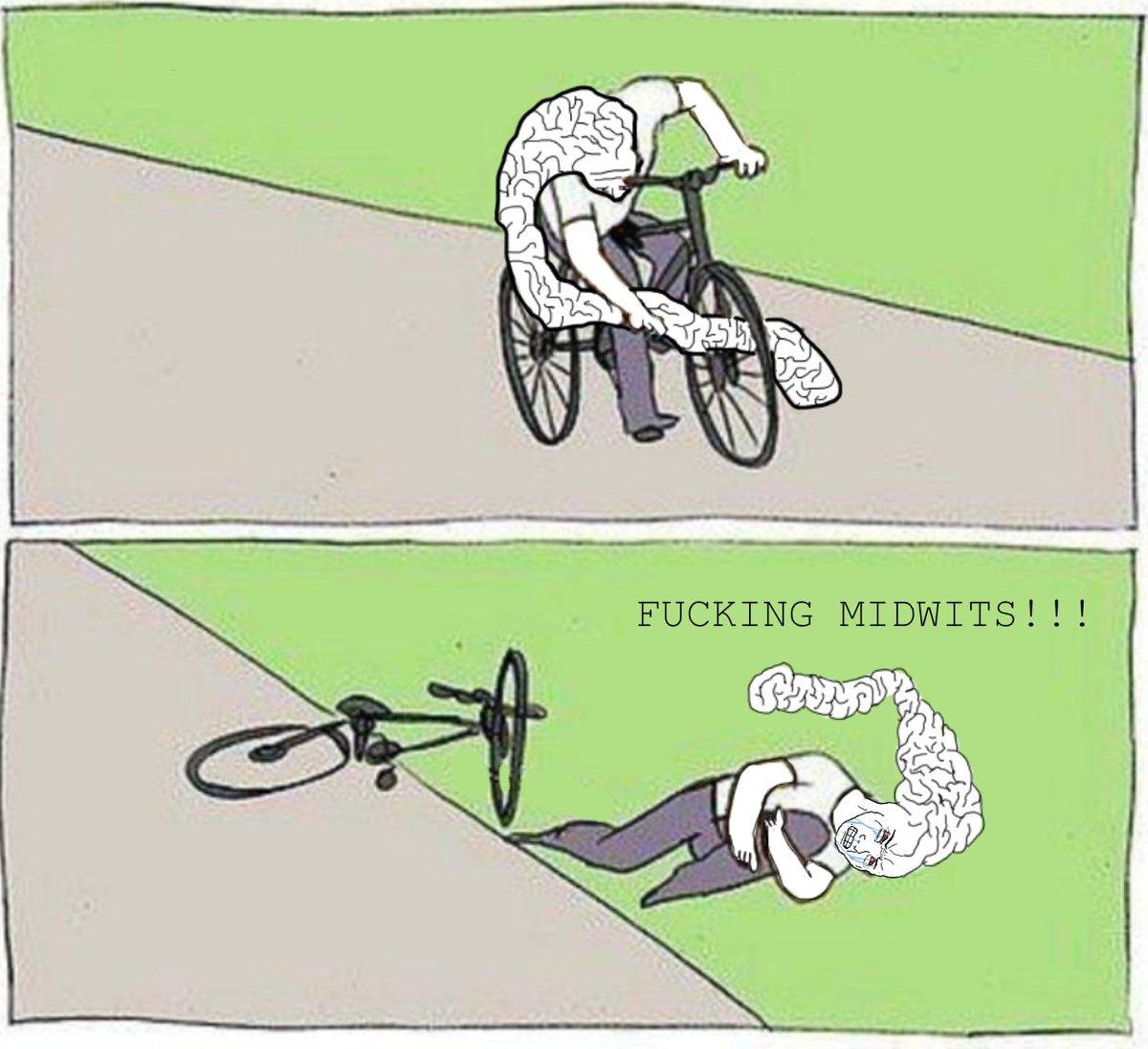 Brain too big to ride a bike | >tfw too intelligent / 2smart | Know ...