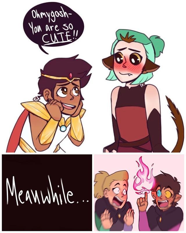 Catradora and Lumity, switching places | Crossover | Know Your Meme